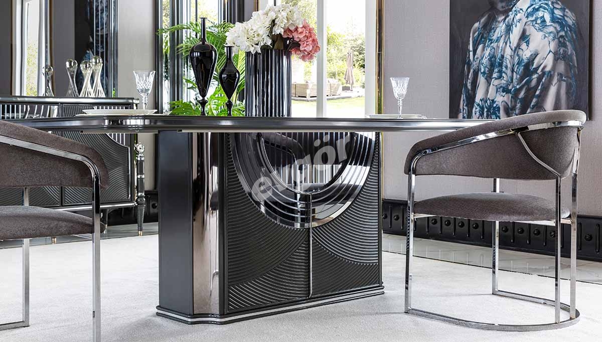 Prada Luxury Dining Room | Evgor Furniture