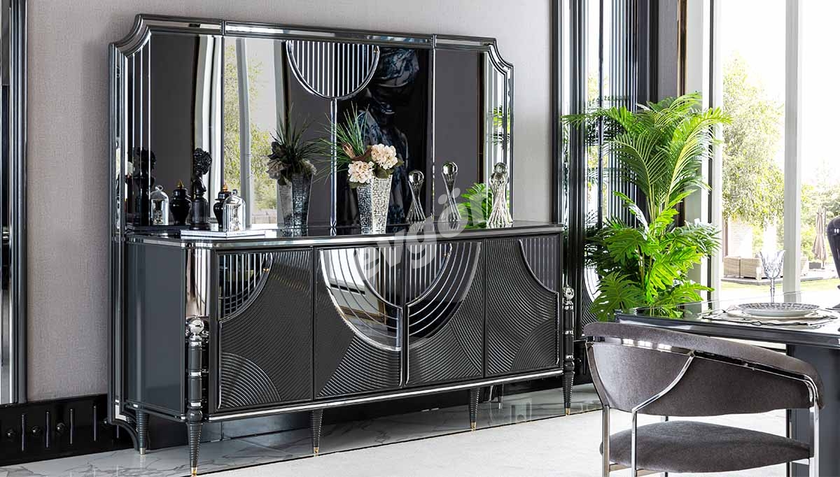 Prada Luxury Dining Room | Evgor Furniture