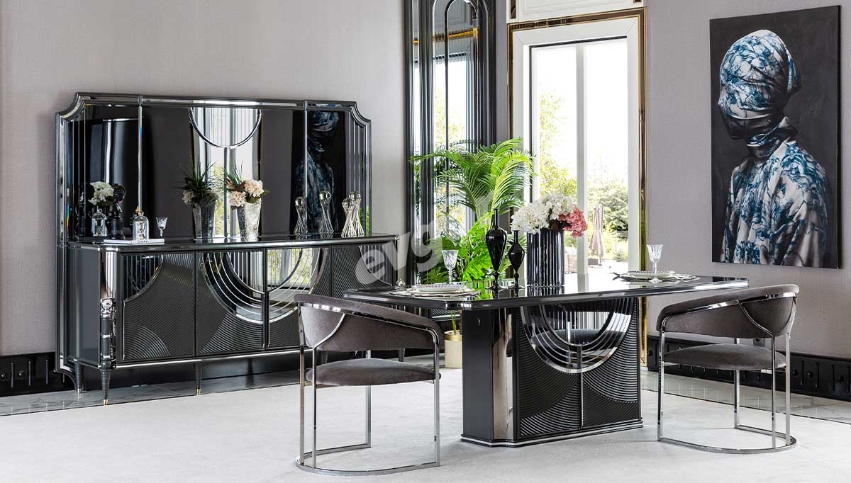 Prada Luxury Dining Room | Evgor Furniture